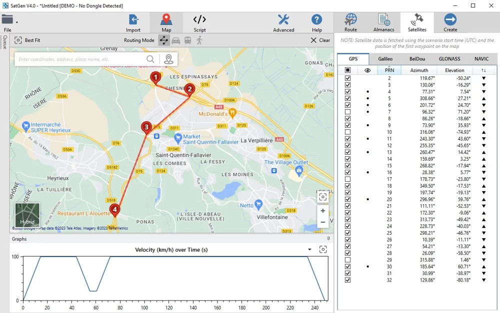 LabSat SatGen Software - Alles rund um GPS